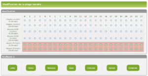 Configurer les plages horaires - Frogi Secure